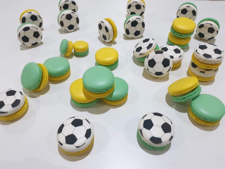 Macarons Personalizados Futebol | Amor Gourmet